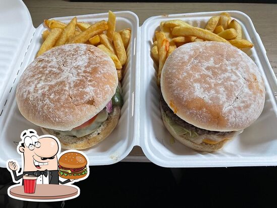 Menu at Mamba Burger, Aichach