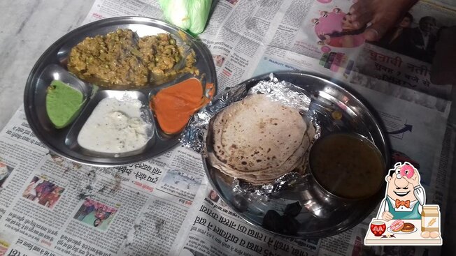 Menu at Sakshi Mess, Kota