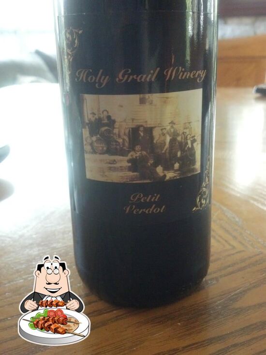Menu at Holy Grail Winery, Treloar
