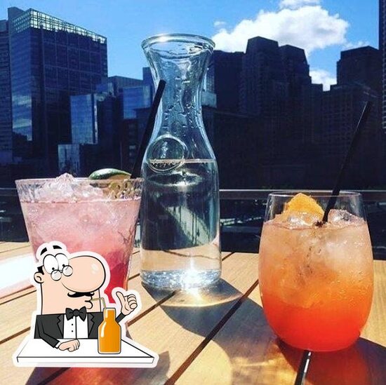Menu at Lookout Rooftop and Bar, Boston
