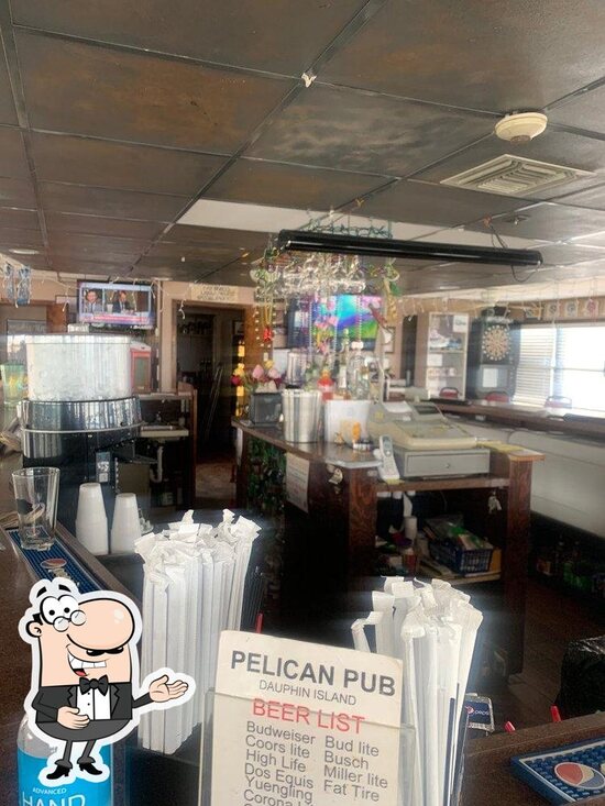 Menu at Pelican Pub, Dauphin Island