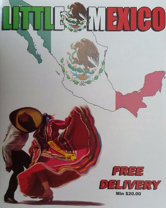Menu at Little Mexico Grand Opening restaurant, Centereach
