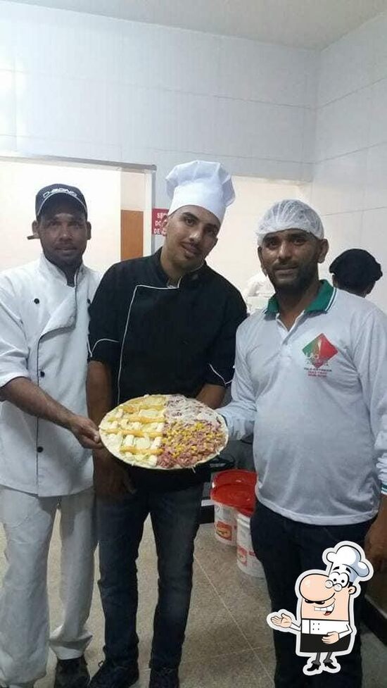 Rodizio de pizza quadrada do chefe pizzaria, Brasil