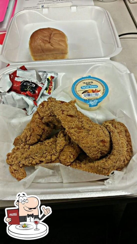 Menu at State Police Cafeteria, Baton Rouge
