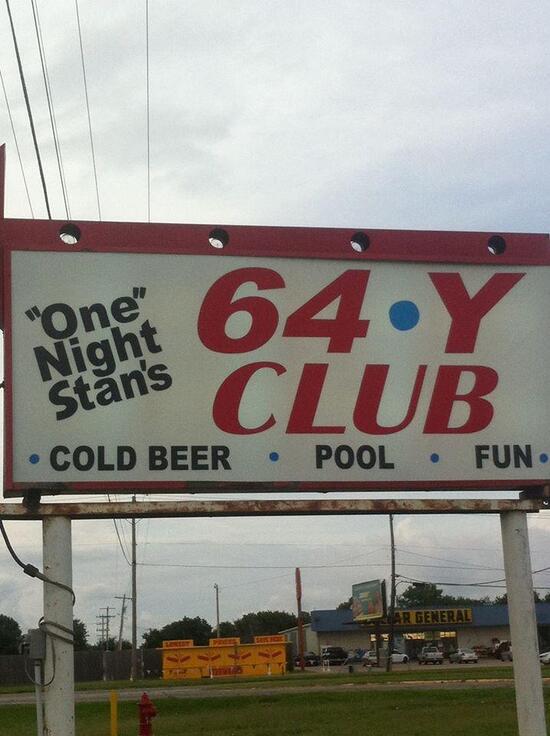 The 64 Y bar in Muskogee - Restaurant reviews