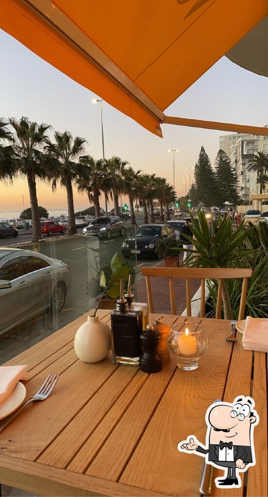 Menu at Grand Pavilion restaurant, Cape Town