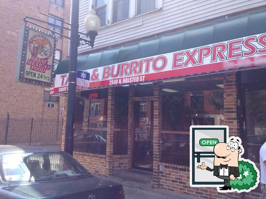 Menu at Taco & Burrito Express restaurant, Chicago