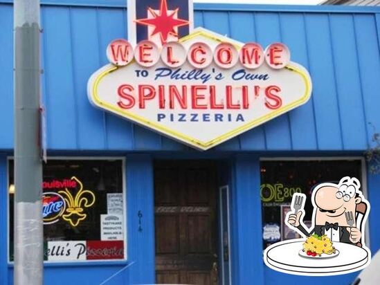 Menu at Spinelli's Highlands pizzeria, Louisville, 614 Baxter Ave