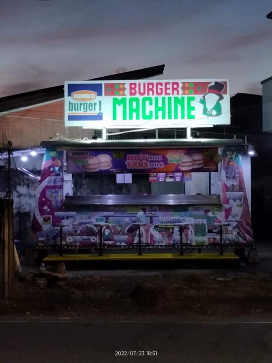 Menu at BURGER MACHINE- Gulod restaurant, Batangas, Q36C+PHH