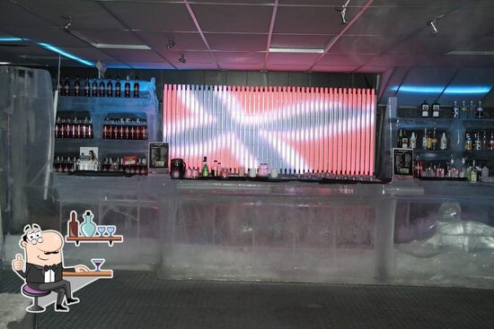 Menu at Magic Ice Bar, Oslo