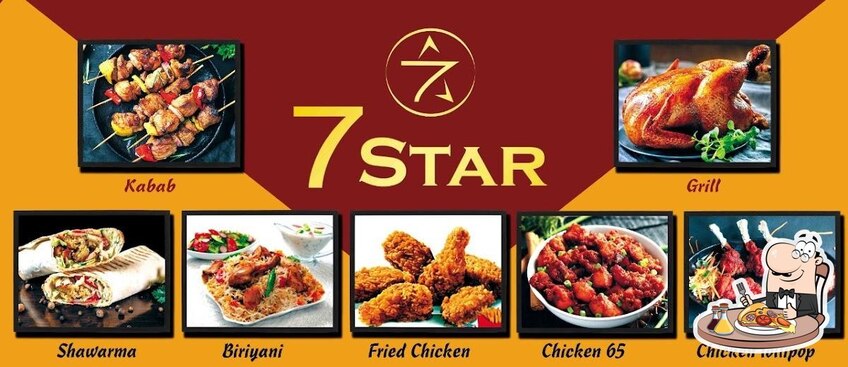 Menu at 7 Star, Tenkasi
