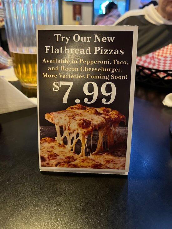 Menu at Sugar Daddy's pub & bar, North Sioux City