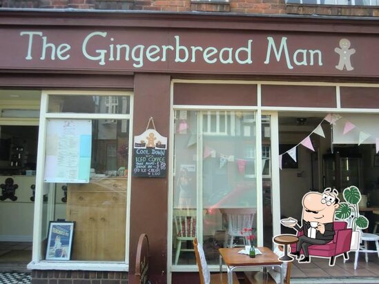 Carta del café The Gingerbread Man, Harpenden