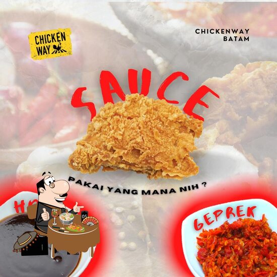 Menu at Chicken Way Bengkong restaurant, Batam
