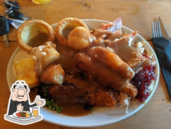 Menu at The Aubrey Arms restaurant, Ystalyfera