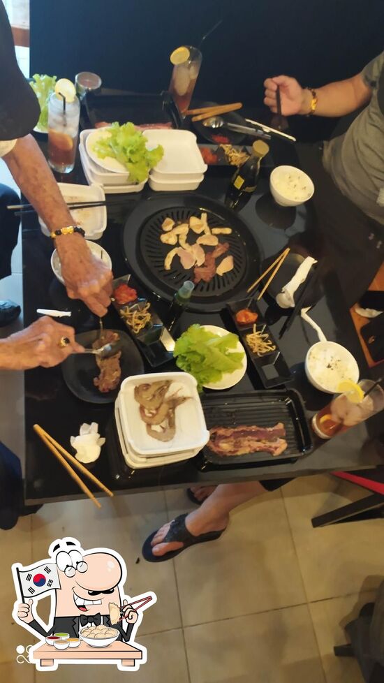 Menu at Gangnam bbq, Singkawang