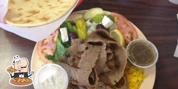 Menu at Chicago's Number One Gyros restaurant, Apache Junction