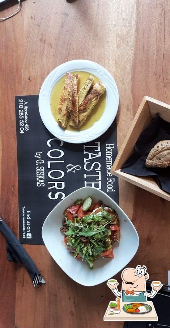 Menu at Taste and Colors homemade food, Heraklion