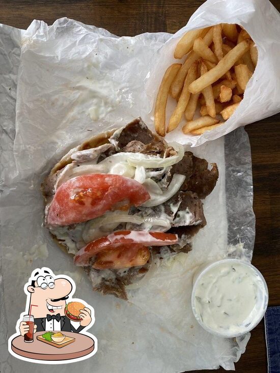 Menu at King Gyros restaurant, Mooresville