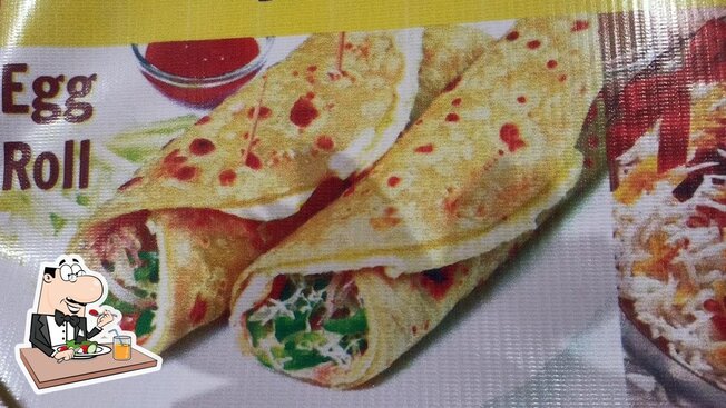 Menu at Indian fast food, India, V426+843