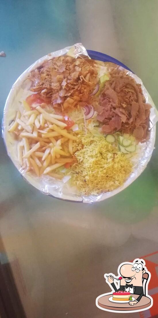 Menu at Bell's kebab restaurant, Leczyca