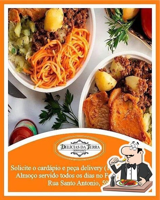 Menu at Delícias da Terra restaurant, Tambaú