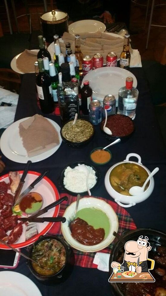 Menu at Mesob Ethiopian Restaurant, Seattle, South Main St