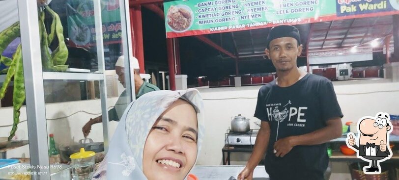 Menu at Nasi goreng cipta rasa Pak Wardi restaurant, Pesantren