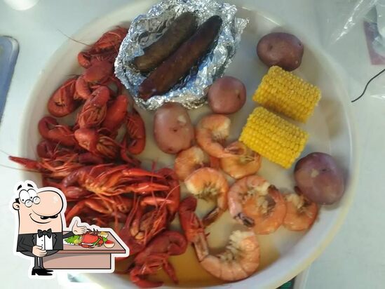 Menu at Big Blue Crawfish Stand, Vivian