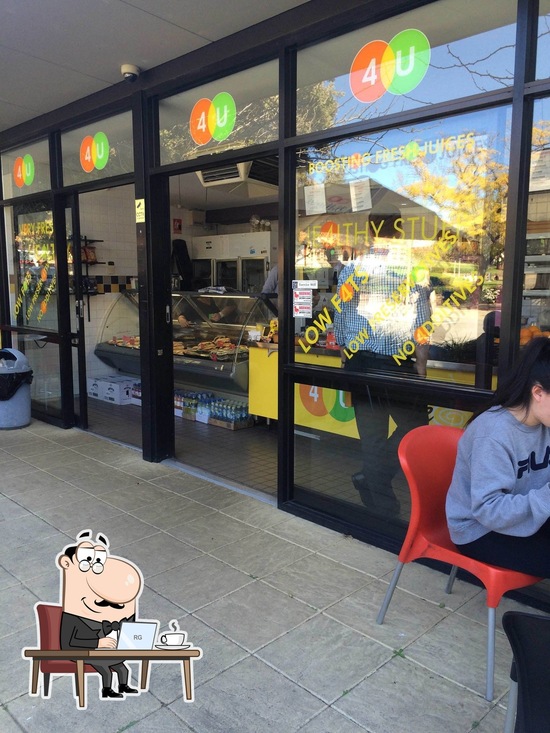 Menu at 4 U Cafe, Perth
