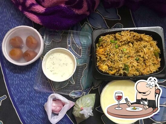 Menu at the biryani master, Sahibzada Ajit Singh Nagar