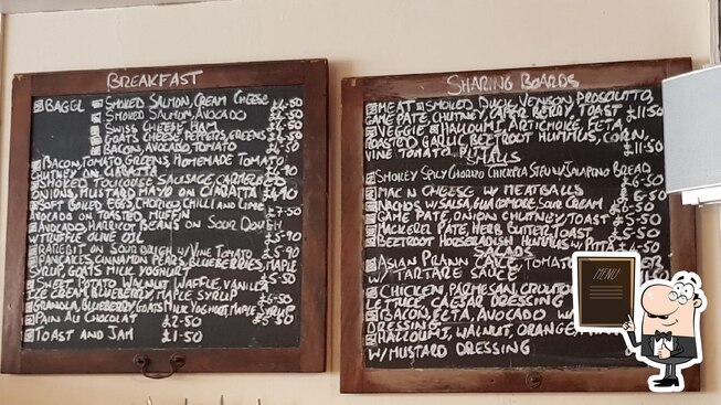 Menu at Loaf cafe, Sandgate