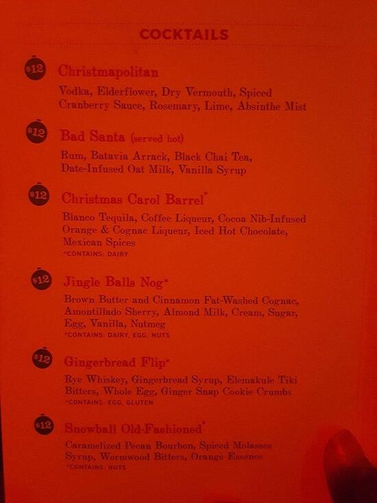 Menu at Miracle On Orange pub & bar, Orlando