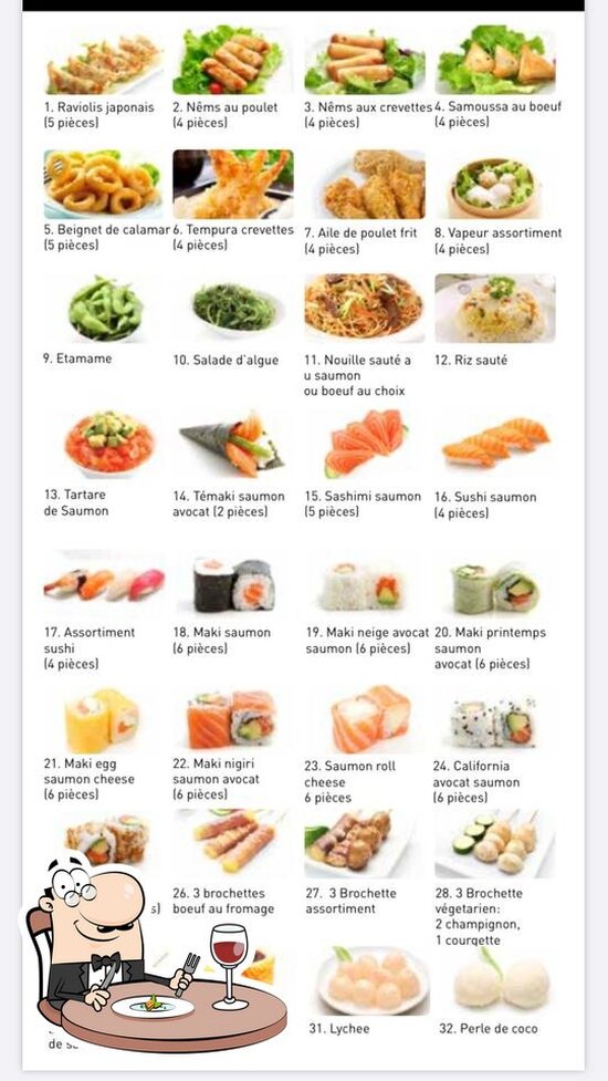 Sumo restaurant, Paris, 7 Rue du Sommerard - Menu du restaurant et ...