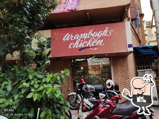 Menu at Arambagh's chicken, Kolkata, G9C9+G8J