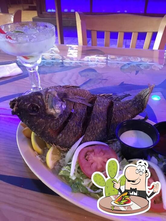 Menu at Mariscos restaurant, Wylie