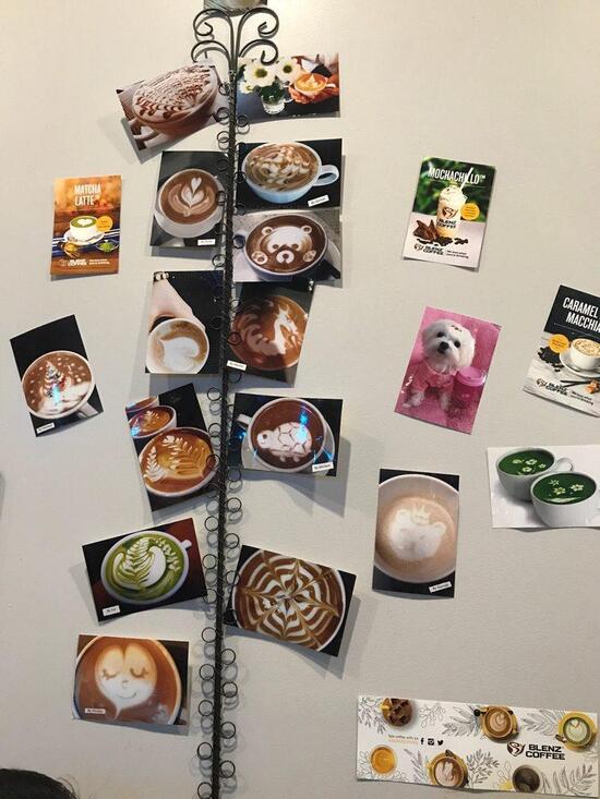 Menu at Blenz Coffee cafe, Richmond, 6060 Minoru Blvd #1832