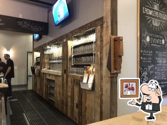 Menu at Switchyard Brewing Company pizzeria, Bloomington