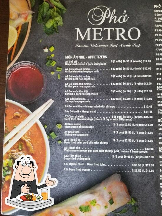 Carta del restaurante Pho Metro Vaughan, Vaughan