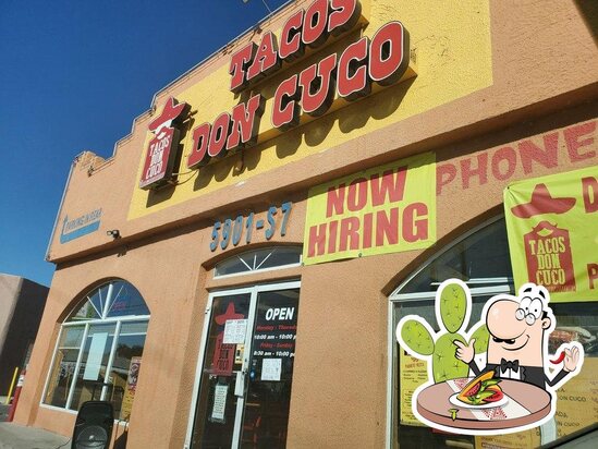 Menu at Tacos Don Cuco (Clark) restaurant, El Paso, Alameda Ave