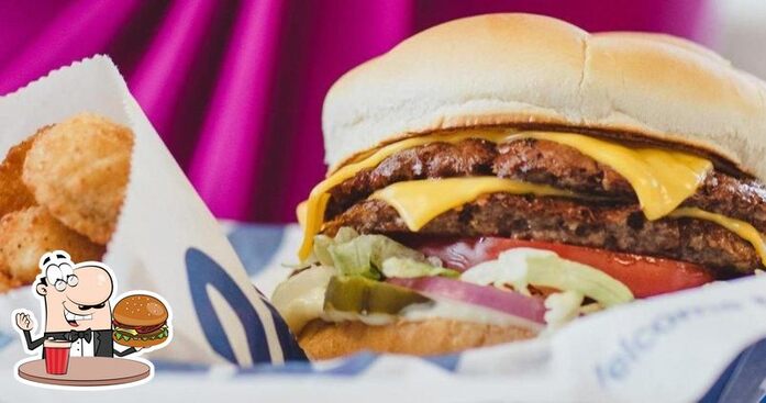 Menu at Culver's fast food, Alcoa