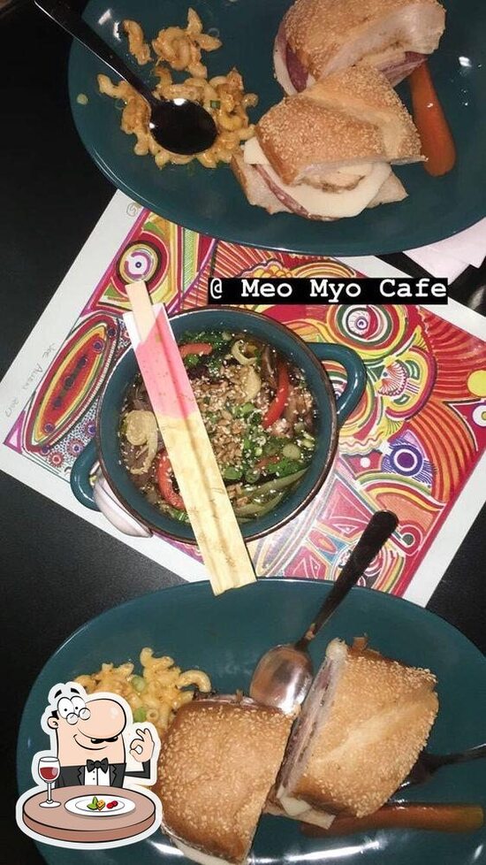 Menu at Meo Myo Cafe, Carbondale