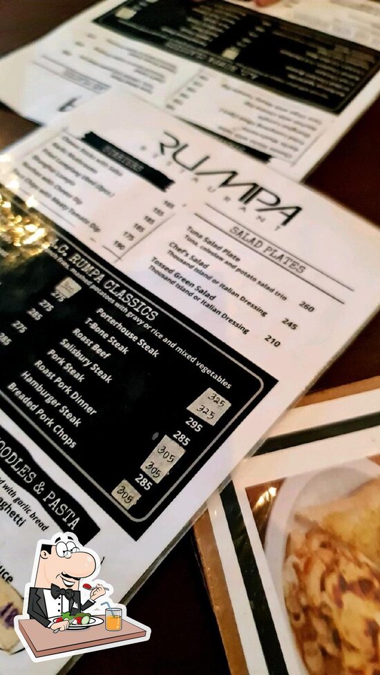 Menu at Rumpa Restaurant, Angeles, Surla Street