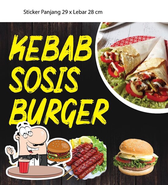 Menu at ReKhans ( kebab, burger, sosis ) restaurant, Karangtengah