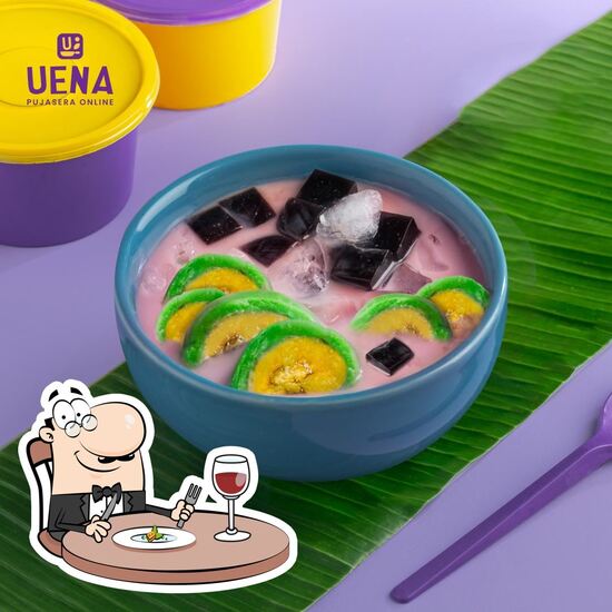 Menu at UENA (Kebayoran Lama) restaurant, West Jakarta
