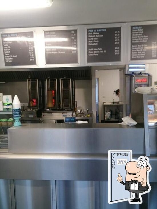 Menu at Big T'S Chippy restaurant, Telford