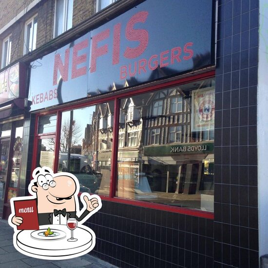 Menu at Nefis fast food, Worcester Park, 175 Central Rd