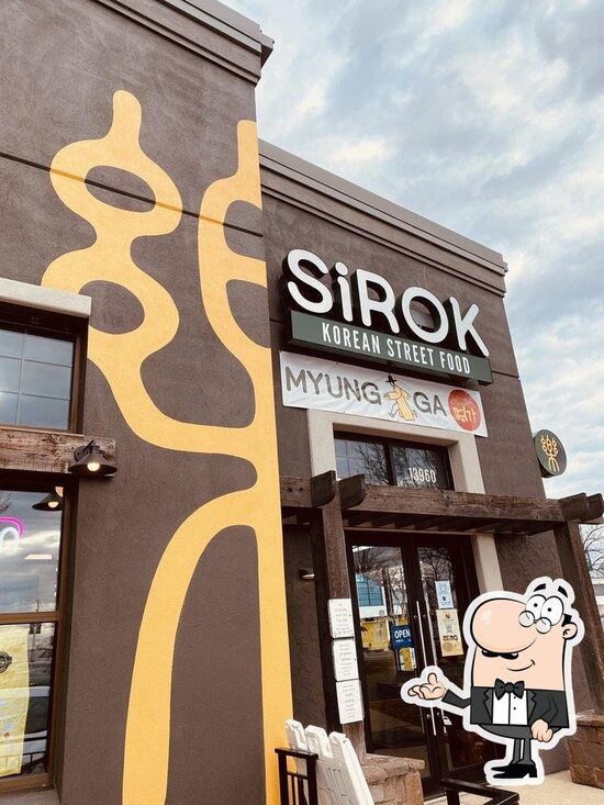 Menu at SIROK restaurant, Chantilly