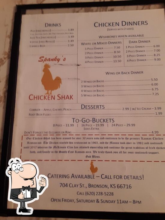 Chicken Shack Restaurant, Bronson - Restaurant menu, prices and reviews