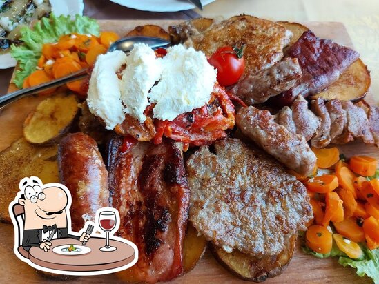 Menu at Citadela restaurant, Pancevo
